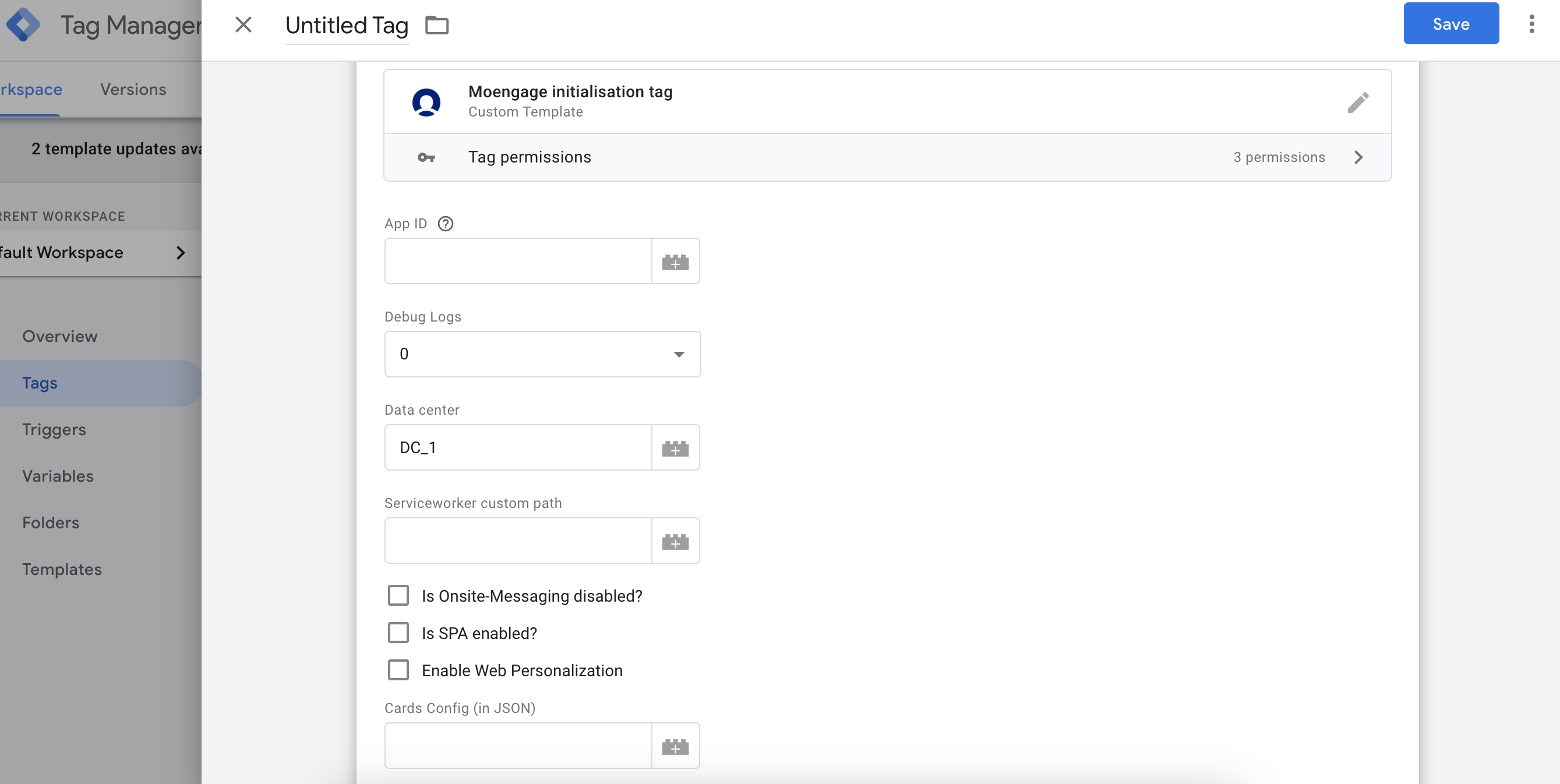 Google Tag Manager (GTM) Templates – Developer Guide