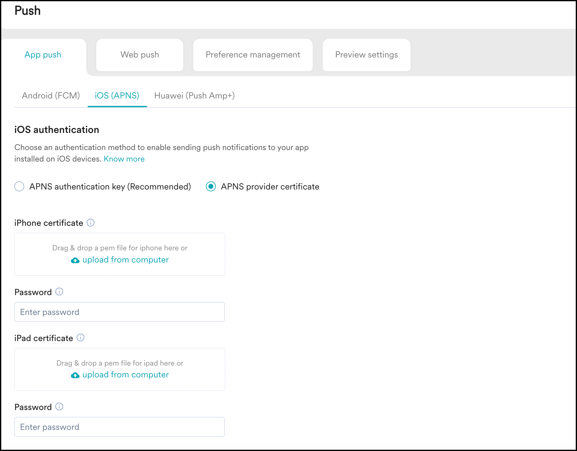 APNS Certificate/PEM file – Developer Guide