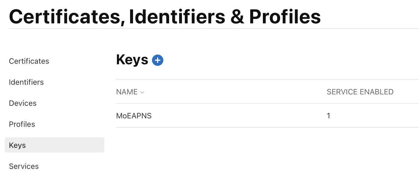APNS Authentication Key – Developer Guide